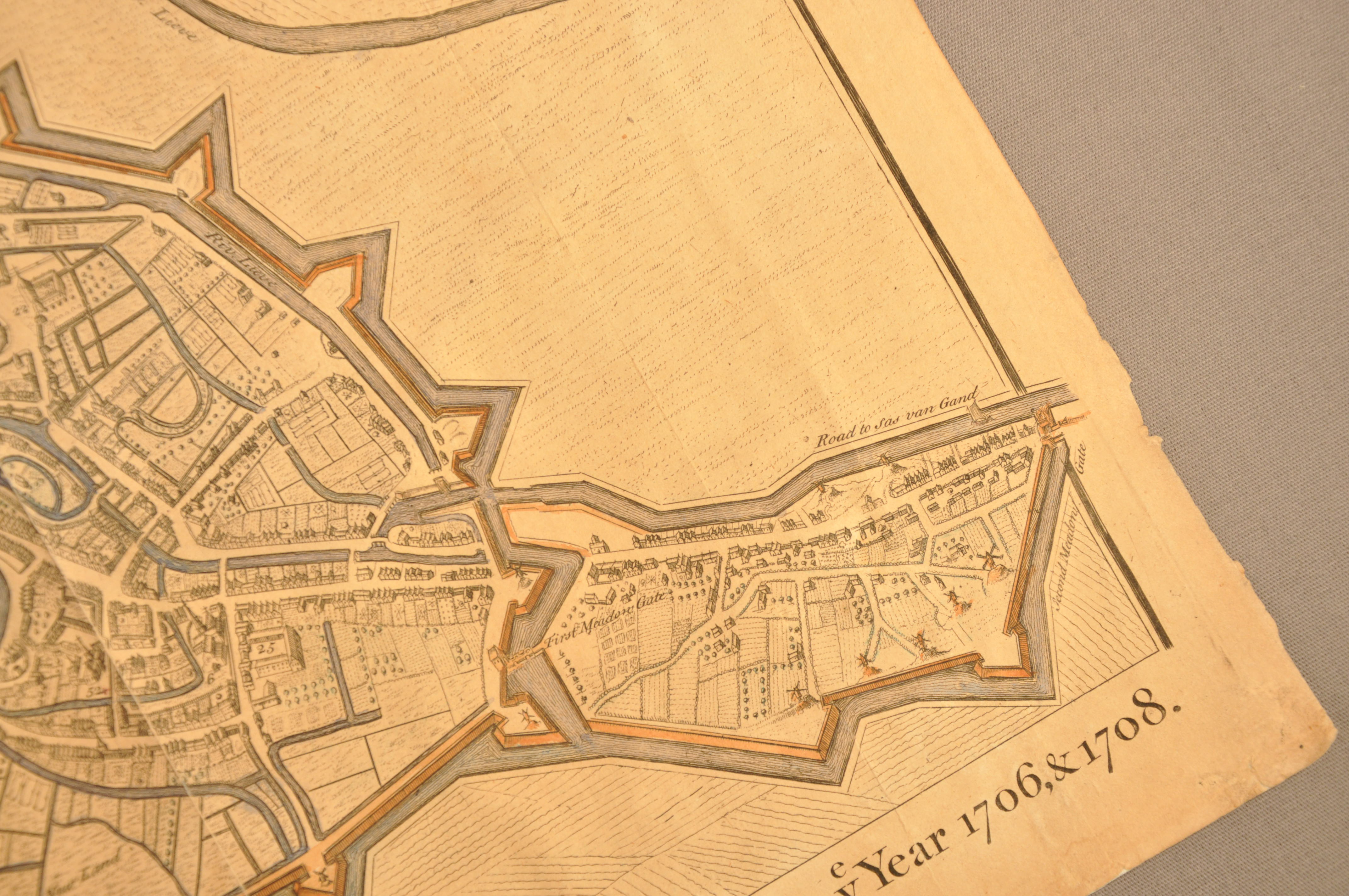 Map: Ghent, City in Flanders, Search the Collection, Spurlock Museum, U ...