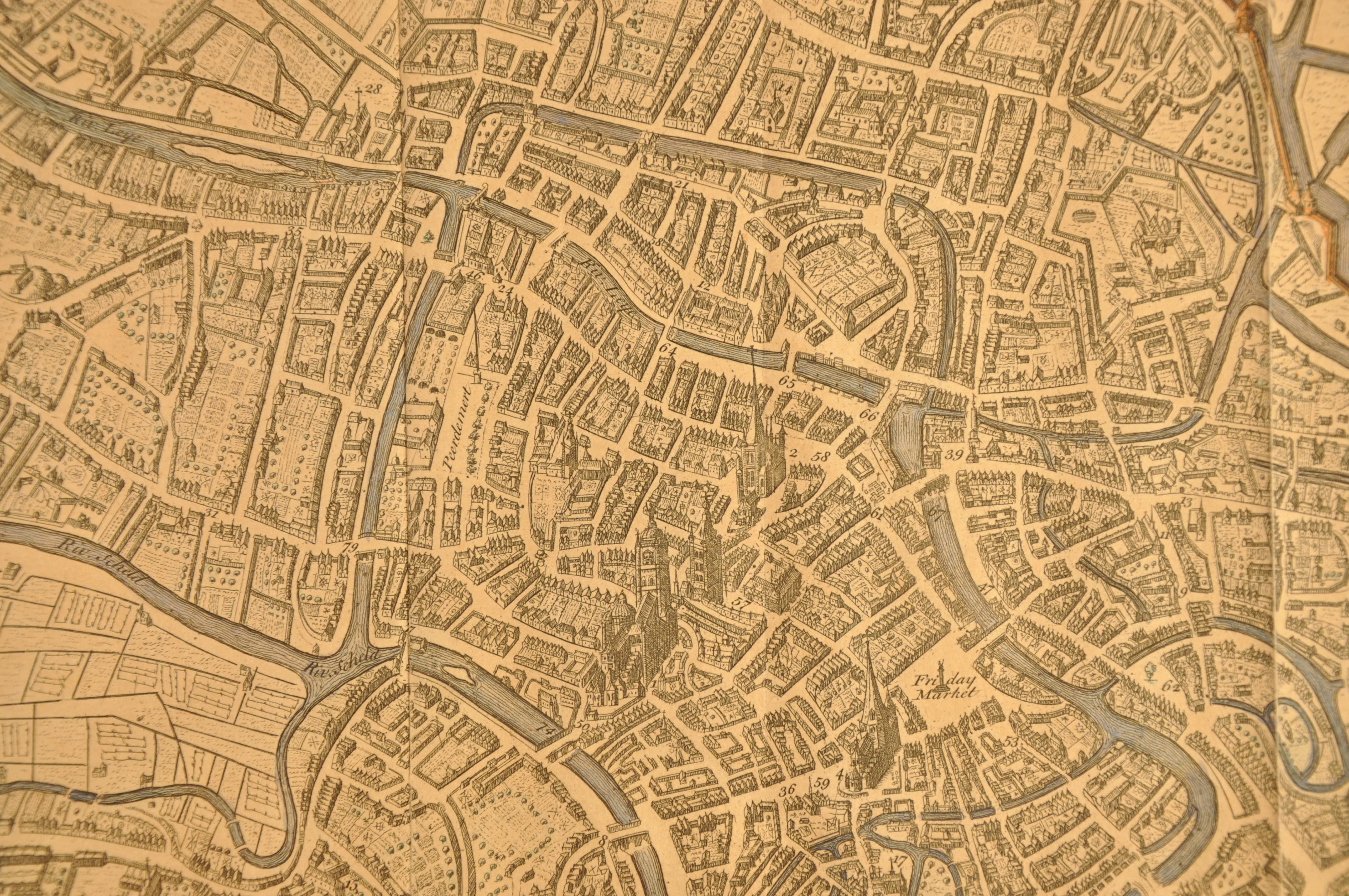 Map: Ghent, City in Flanders, Search the Collection, Spurlock Museum, U ...