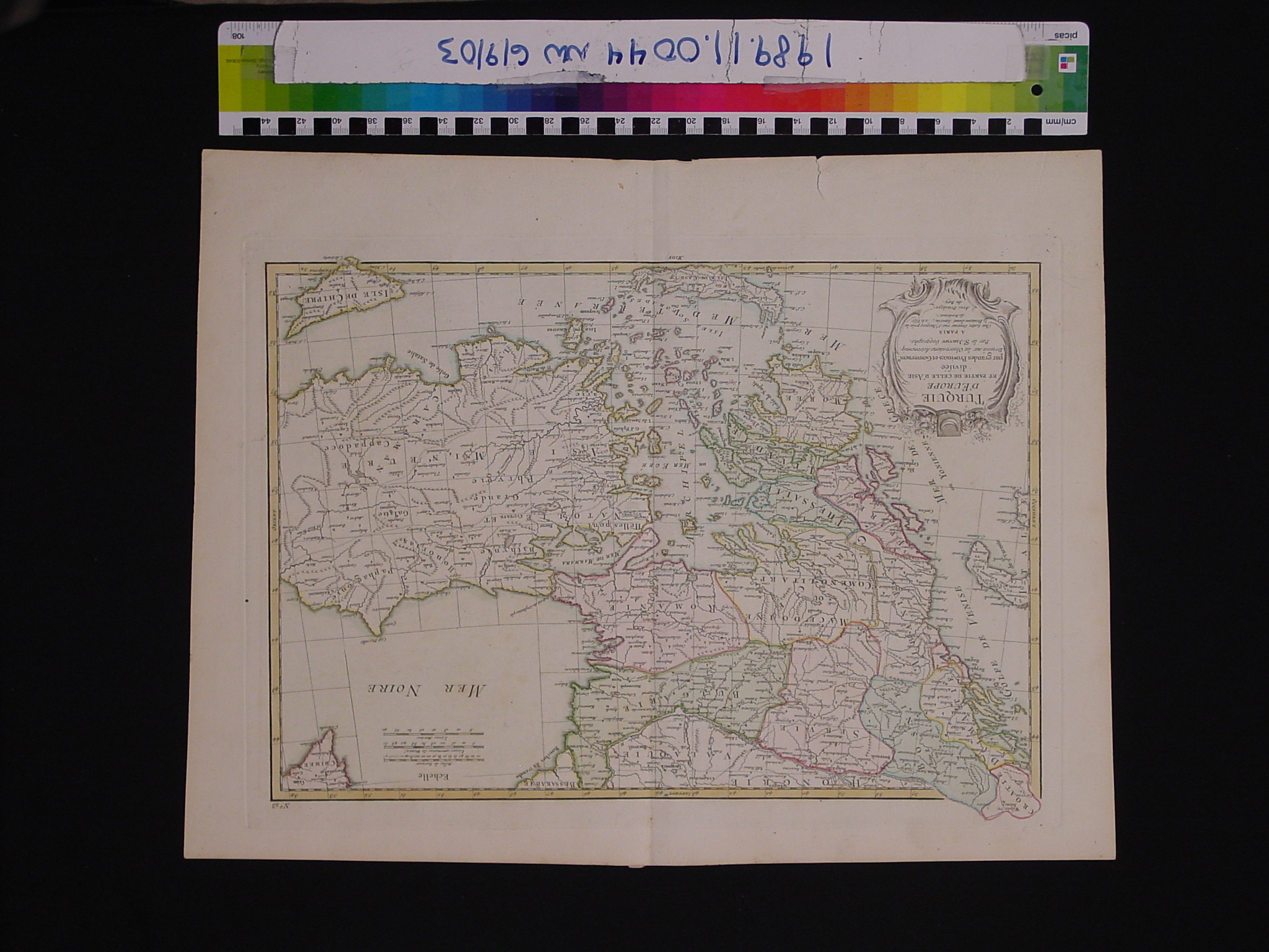 Map: Turquie d'Europe, Search the Collection, Spurlock Museum, U of I