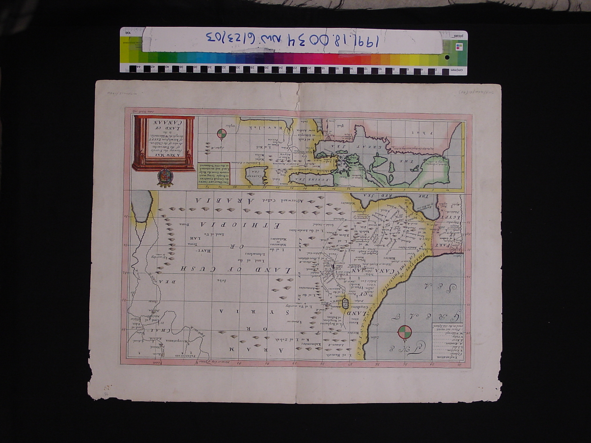Map: Canaan, Land of, Search the Collection, Spurlock Museum, U of I