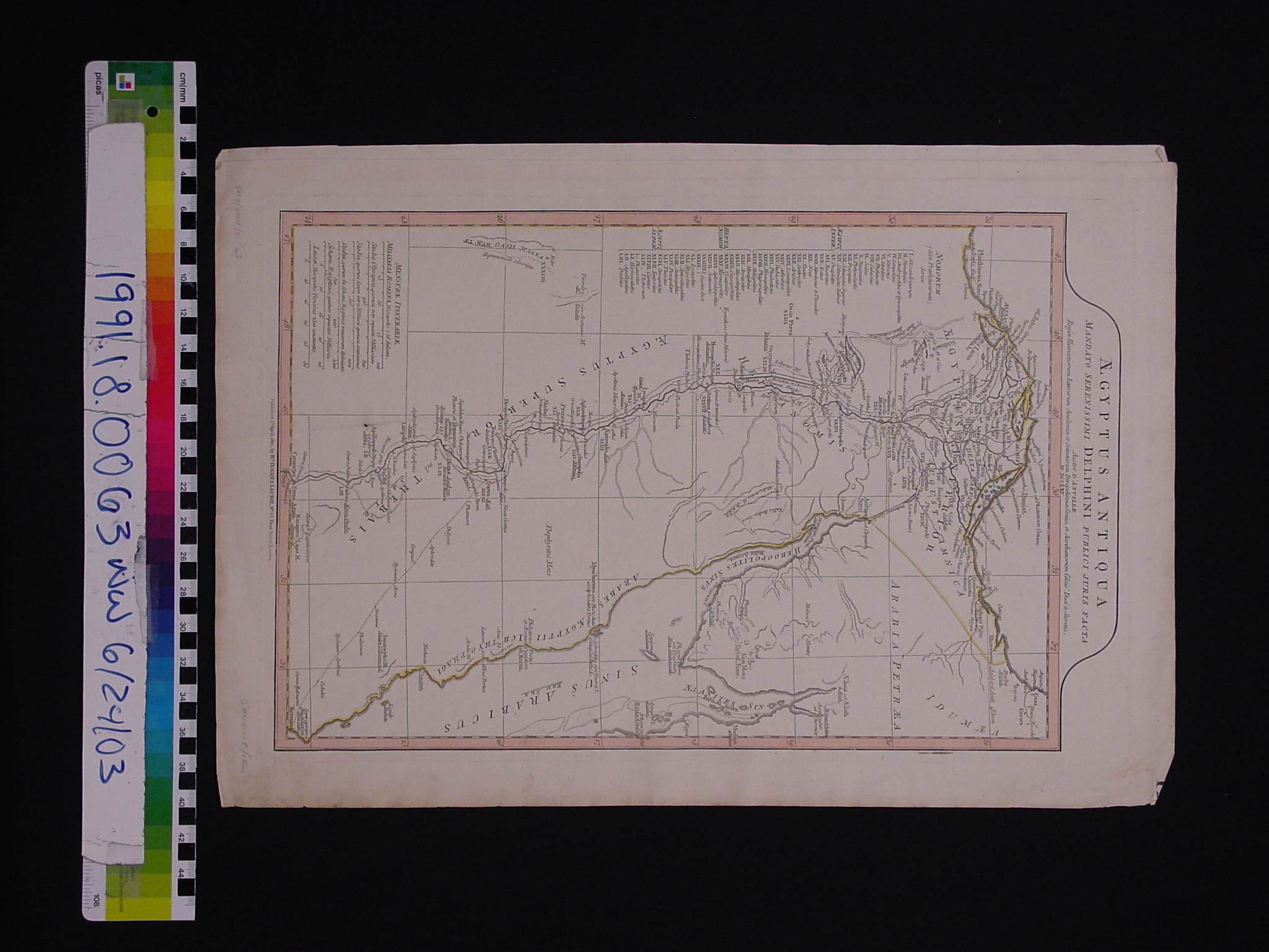 Map: Ancient Egypt, Search the Collection, Spurlock Museum, U of I