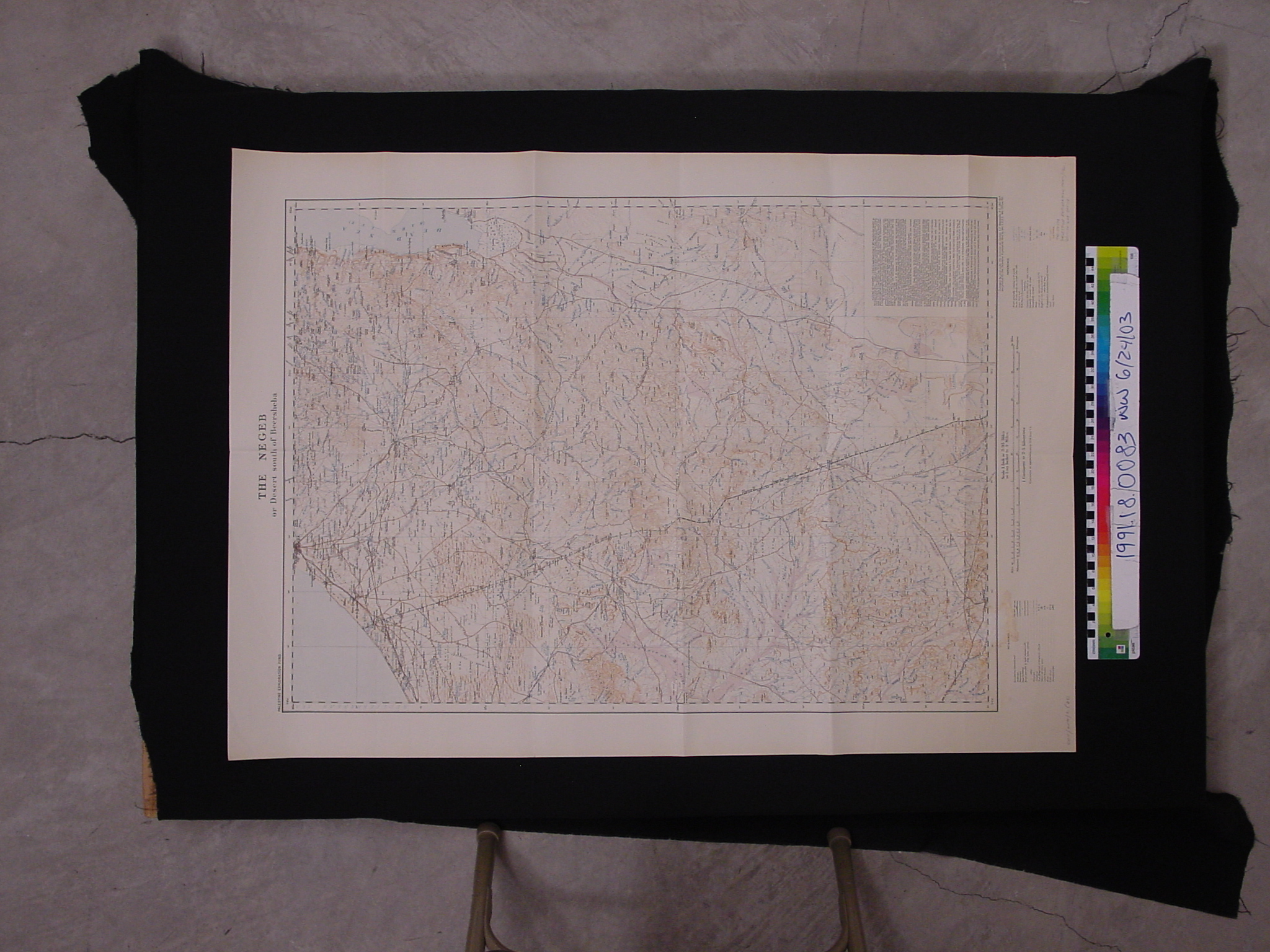 Map: Negeb, Search the Collection, Spurlock Museum, U of I