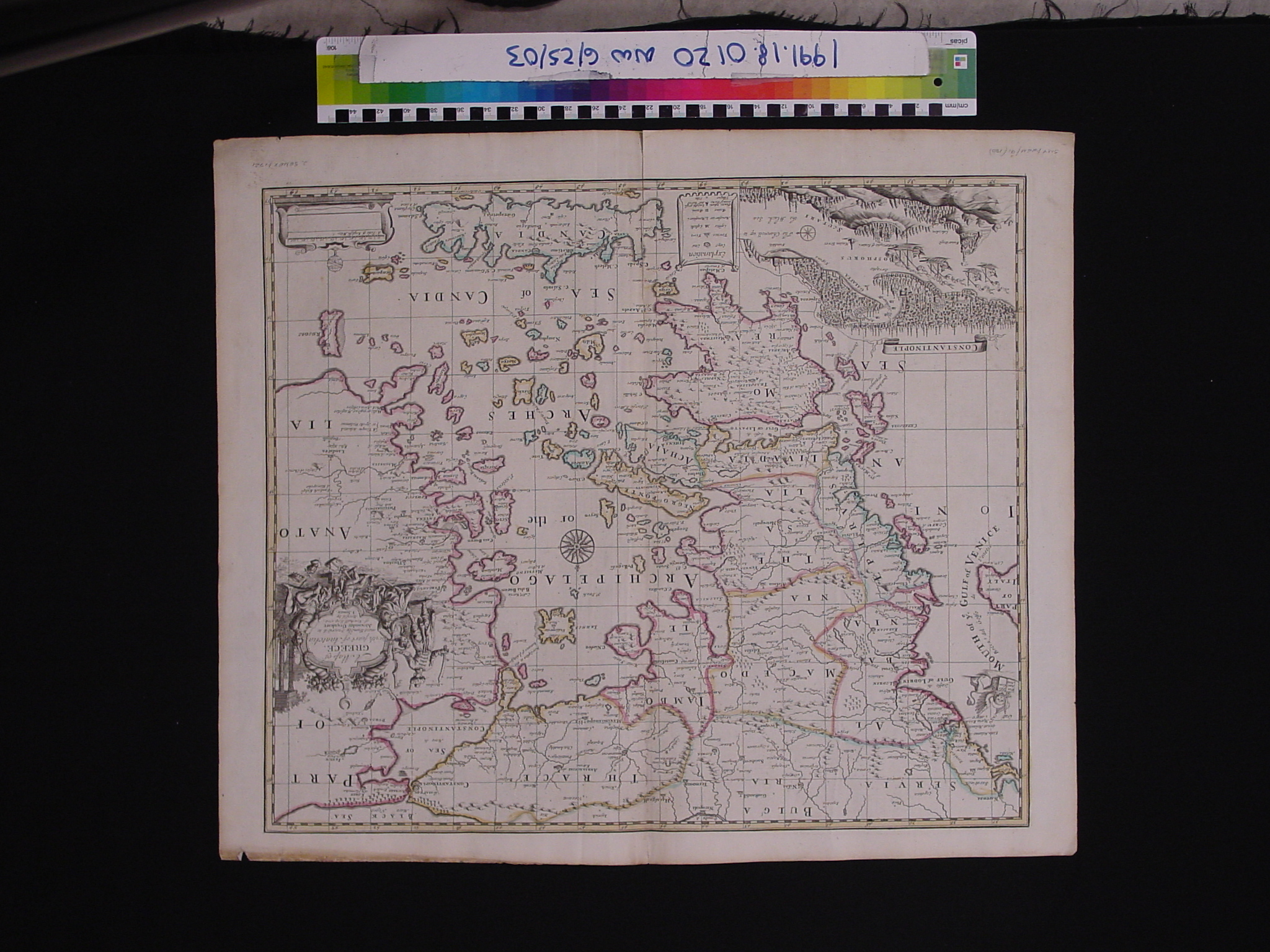 Map: Greece and Part of Anatolia , Search the Collection, Spurlock ...