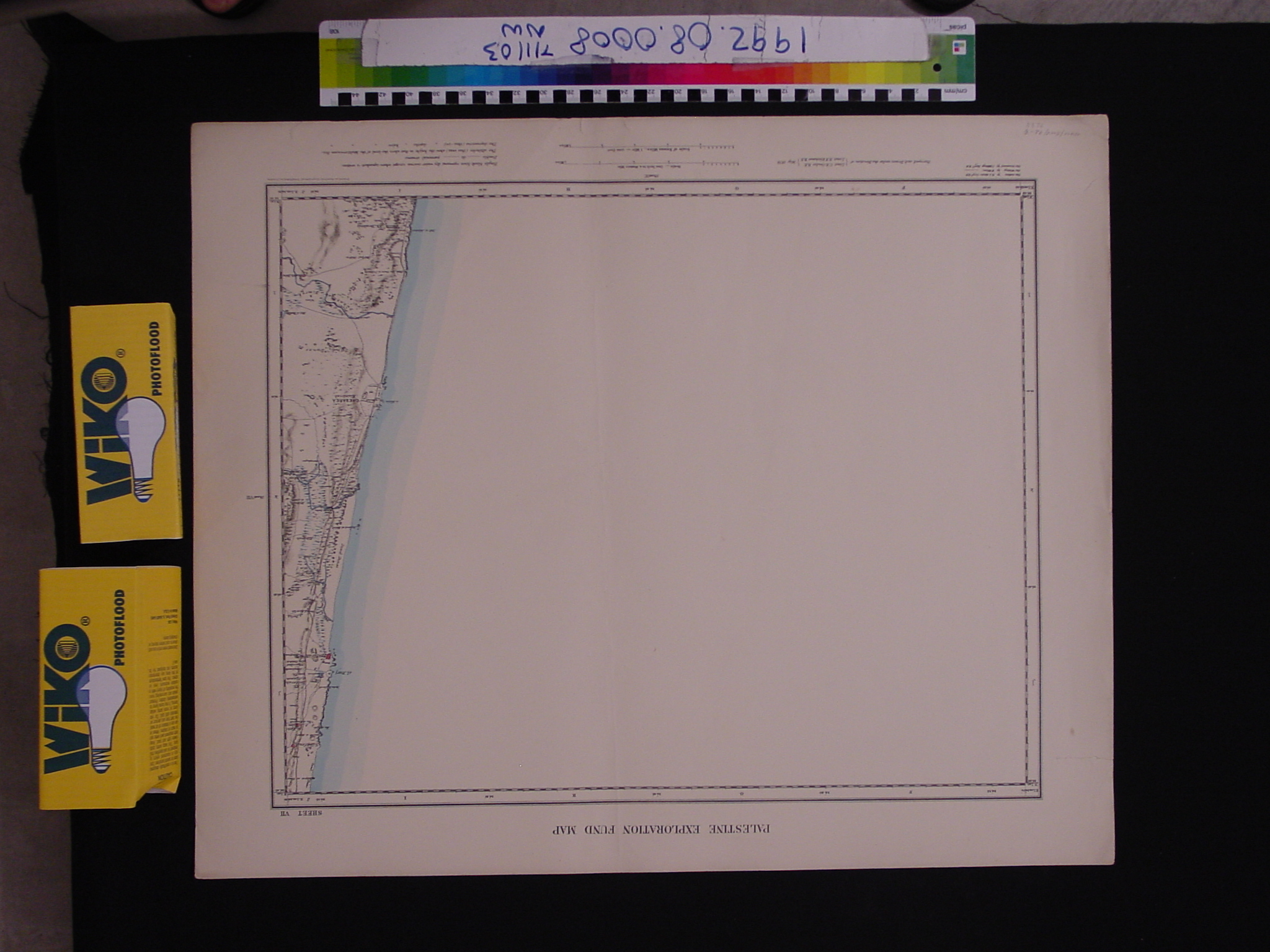 Map: Palestine Exploration Fund Map - Sheet VII, Search the Collection ...