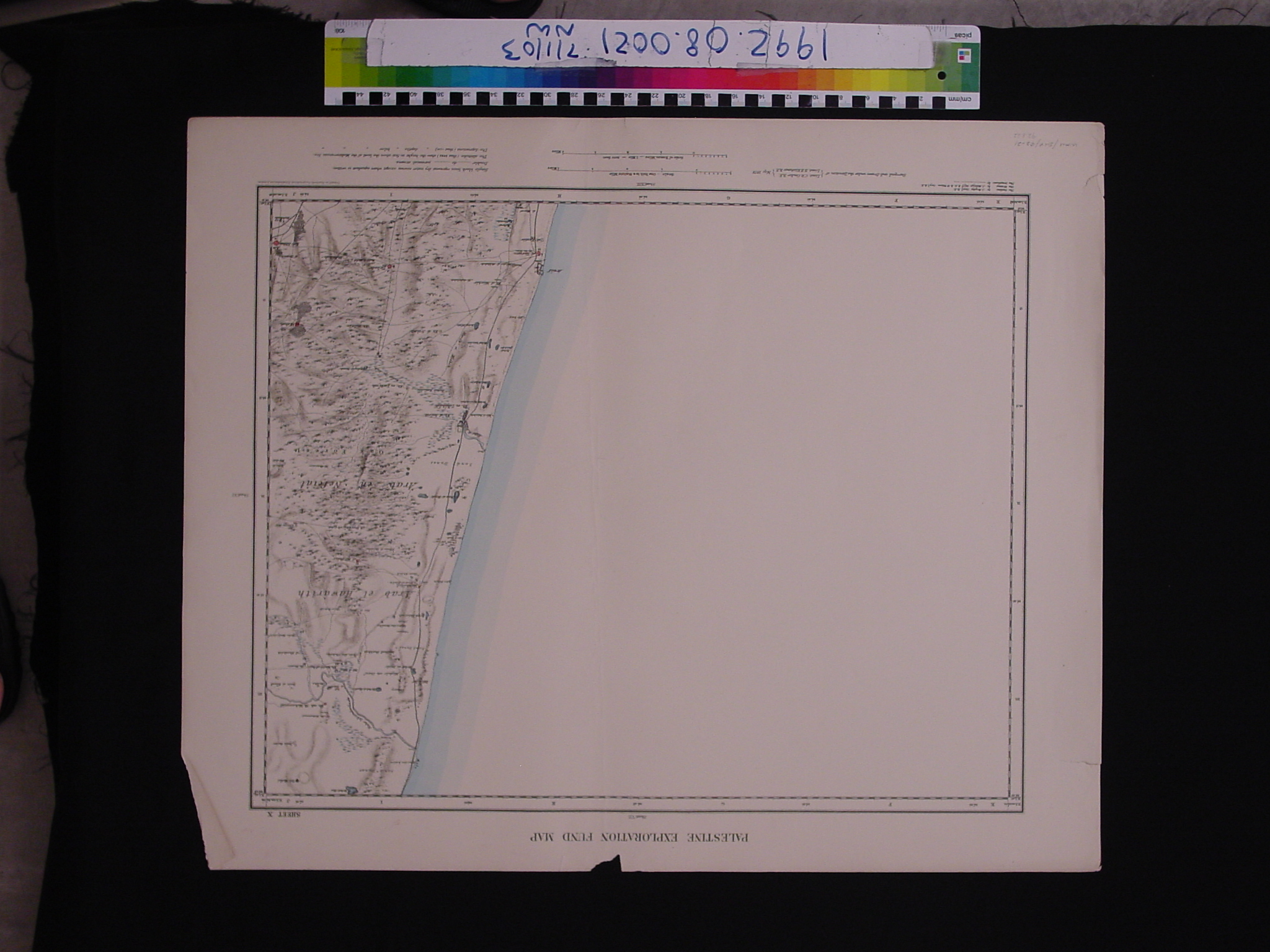 Map: Palestine Exploration Fund Map - Sheet X, Search the Collection ...