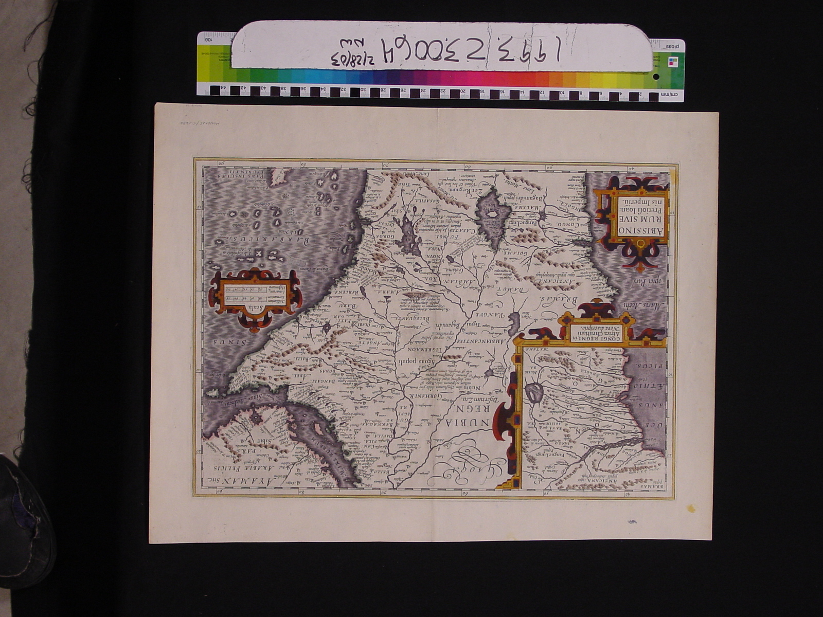 Map: Ancient Nubia and Abyssinia , Search the Collection, Spurlock ...