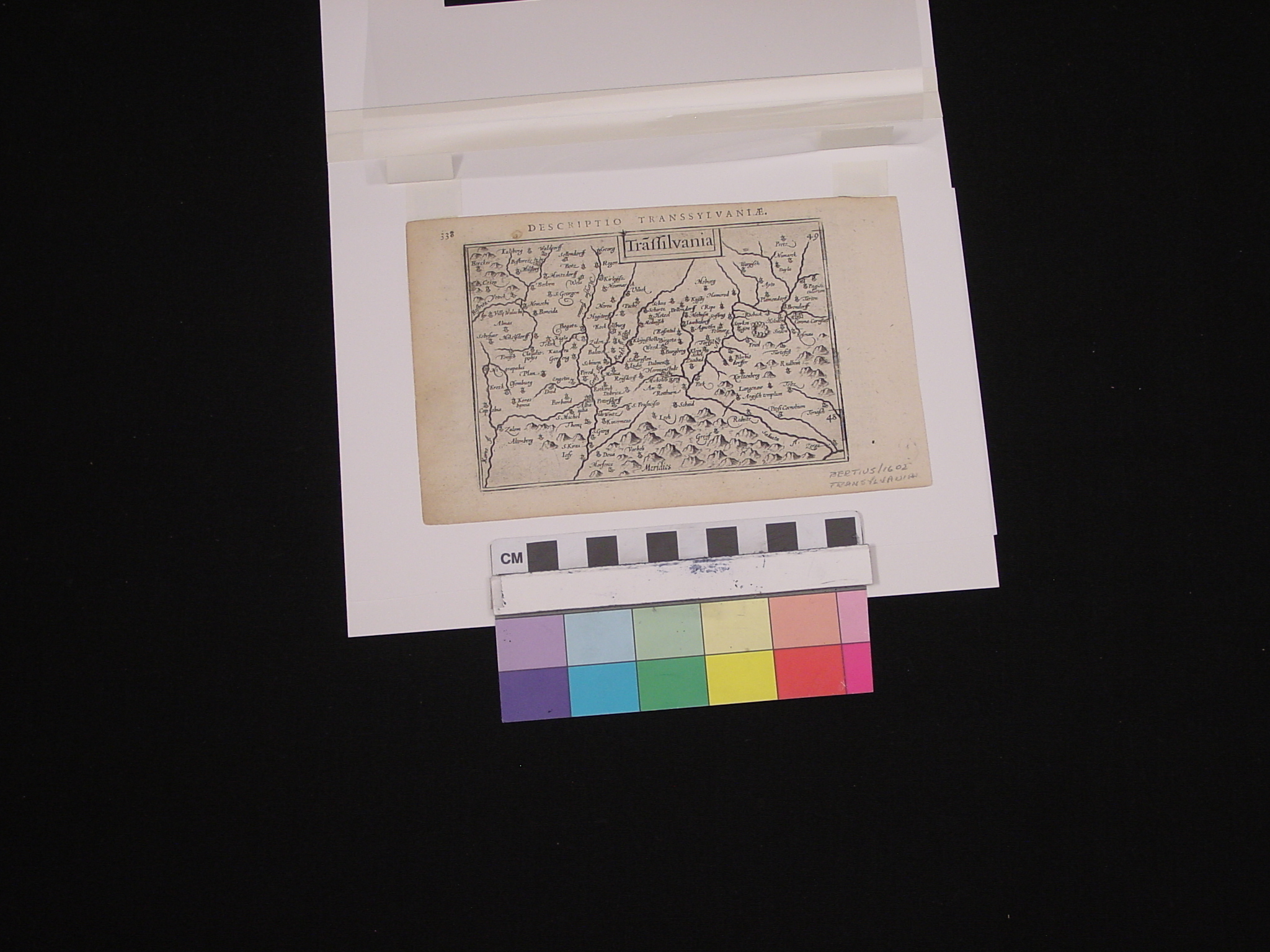 Map: Transylvania, Search the Collection, Spurlock Museum, U of I