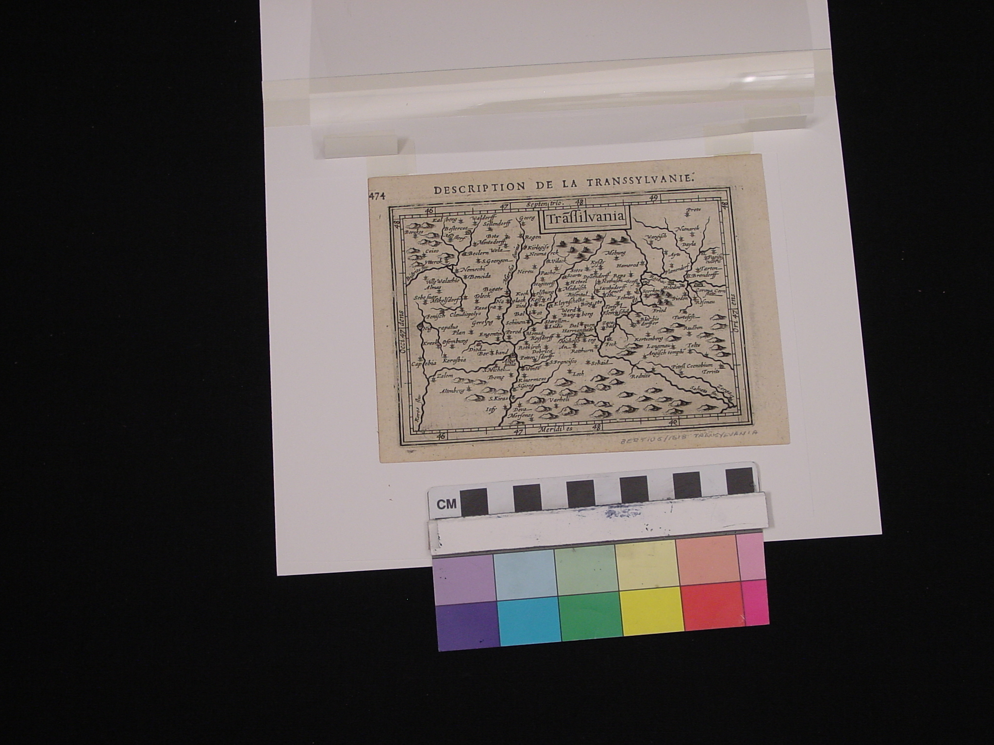 Map: Transylvania, Search the Collection, Spurlock Museum, U of I
