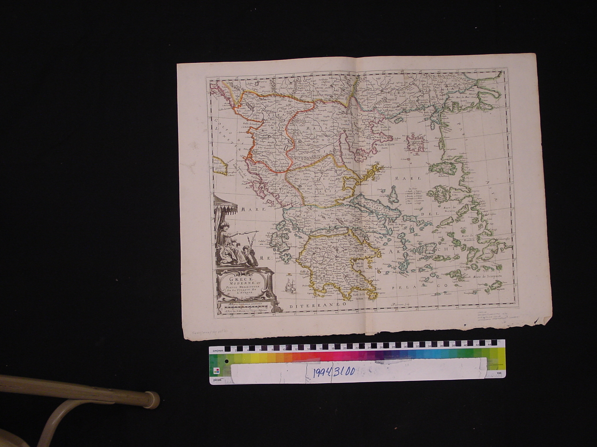 Map: Modern Greece, Search the Collection, Spurlock Museum, U of I