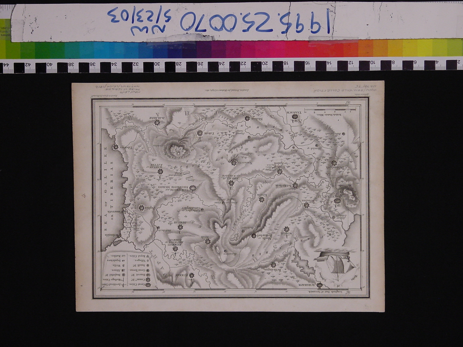 Map: Tribe of Zebulun, Search the Collection, Spurlock Museum, U of I