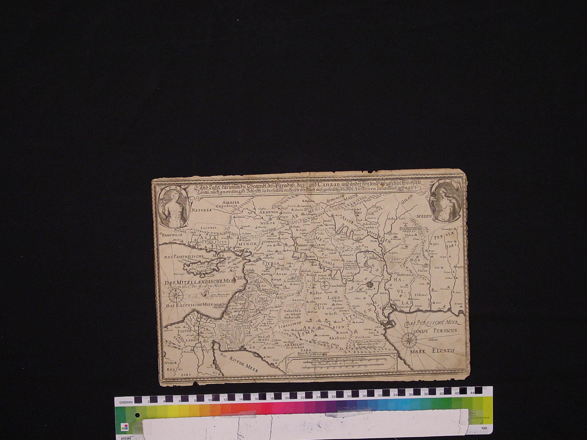 Map: Holy Land, Paradise, Search the Collection, Spurlock Museum, U of I