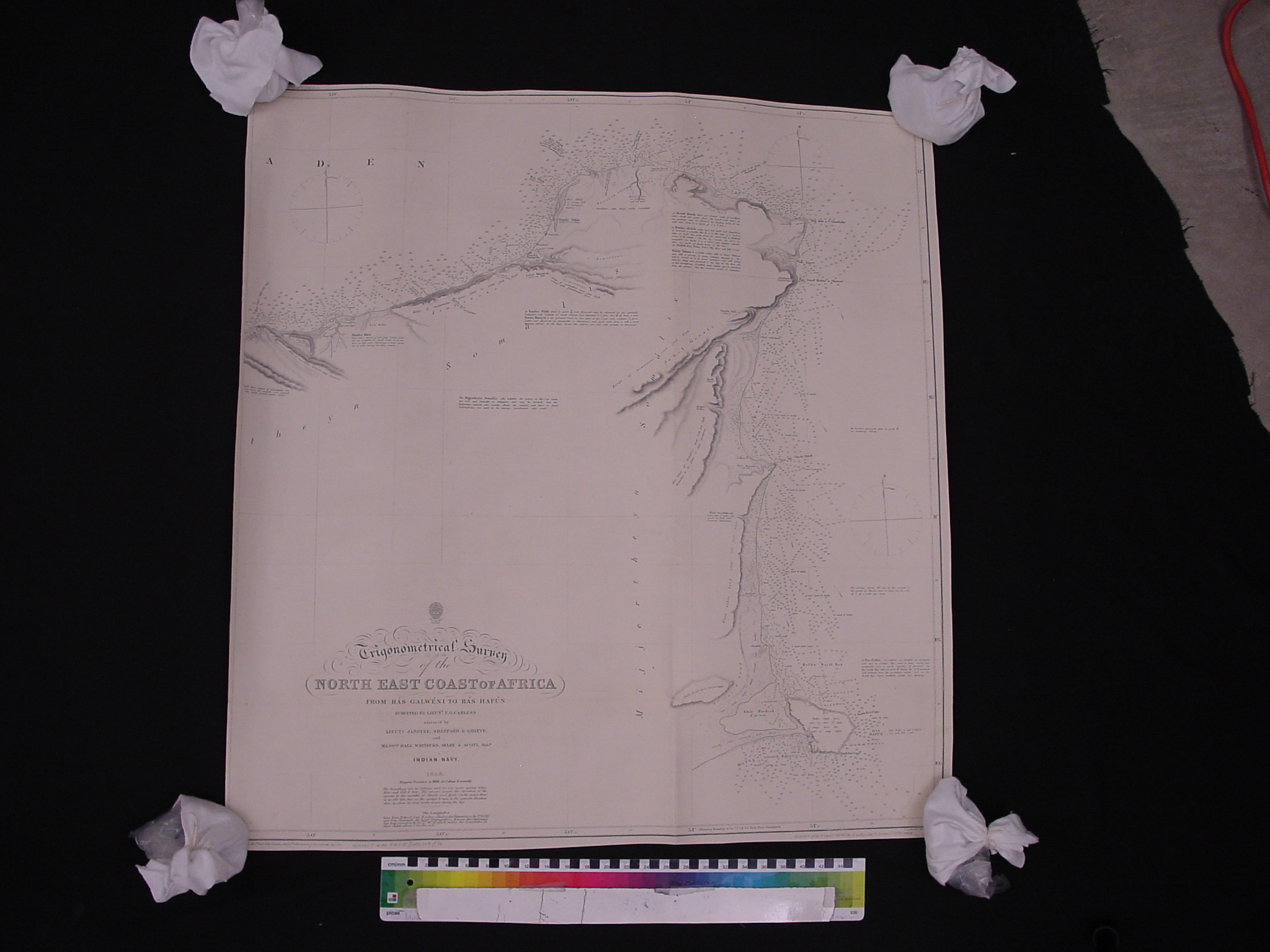 Map: North East Coast of Africa Section 100a, Search the Collection ...