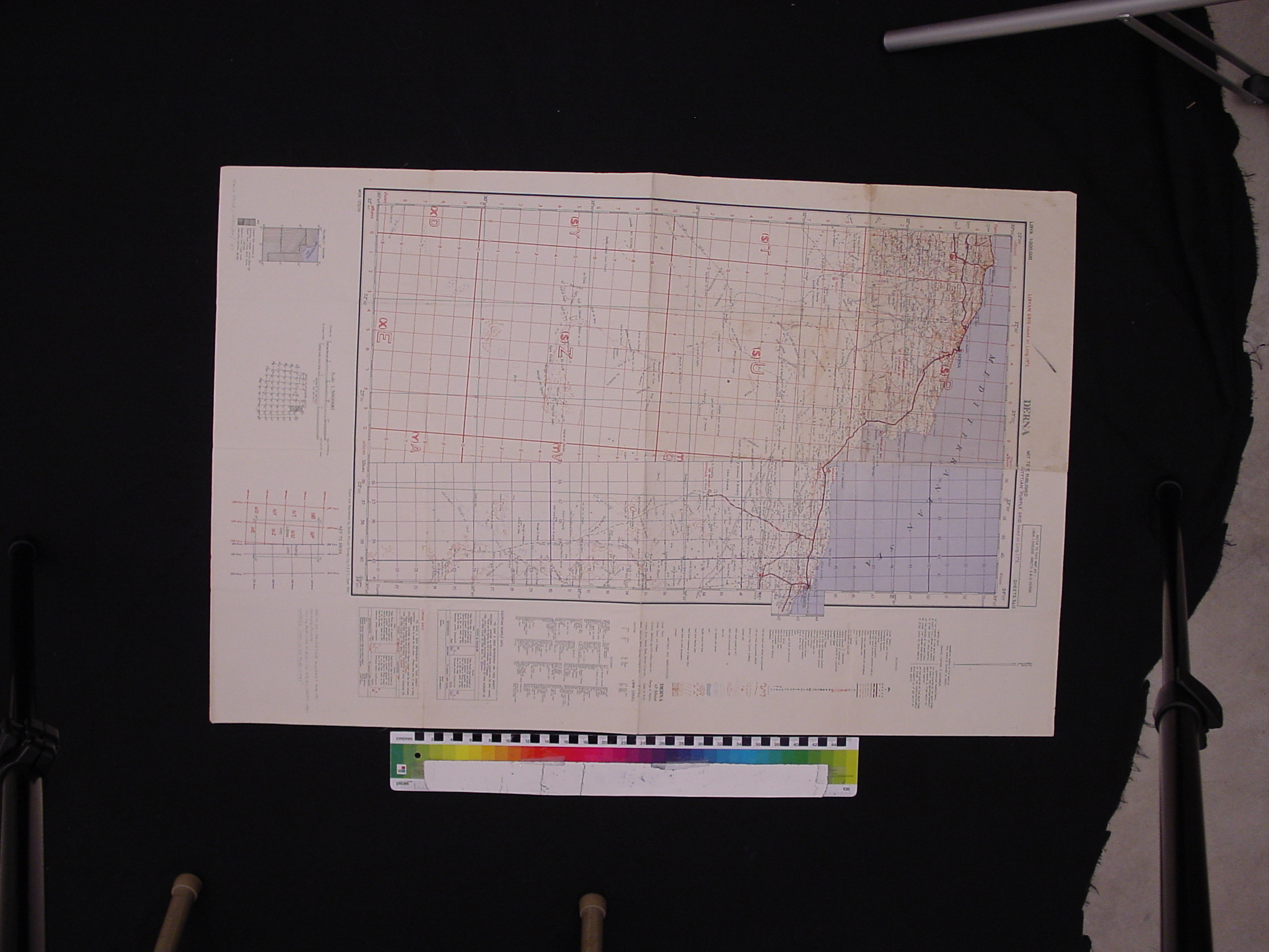 Map: Derna/Lybia , Search the Collection, Spurlock Museum, U of I