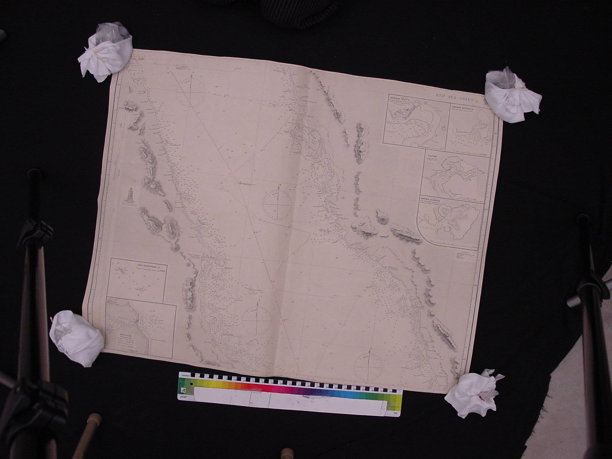 Map: Red Sea Sheet II, Admiralty Chart, Search the Collection, Spurlock ...