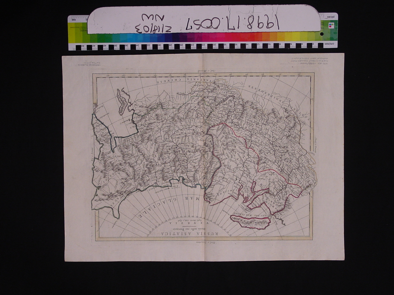 Map: Asiatic Russia, Search the Collection, Spurlock Museum, U of I