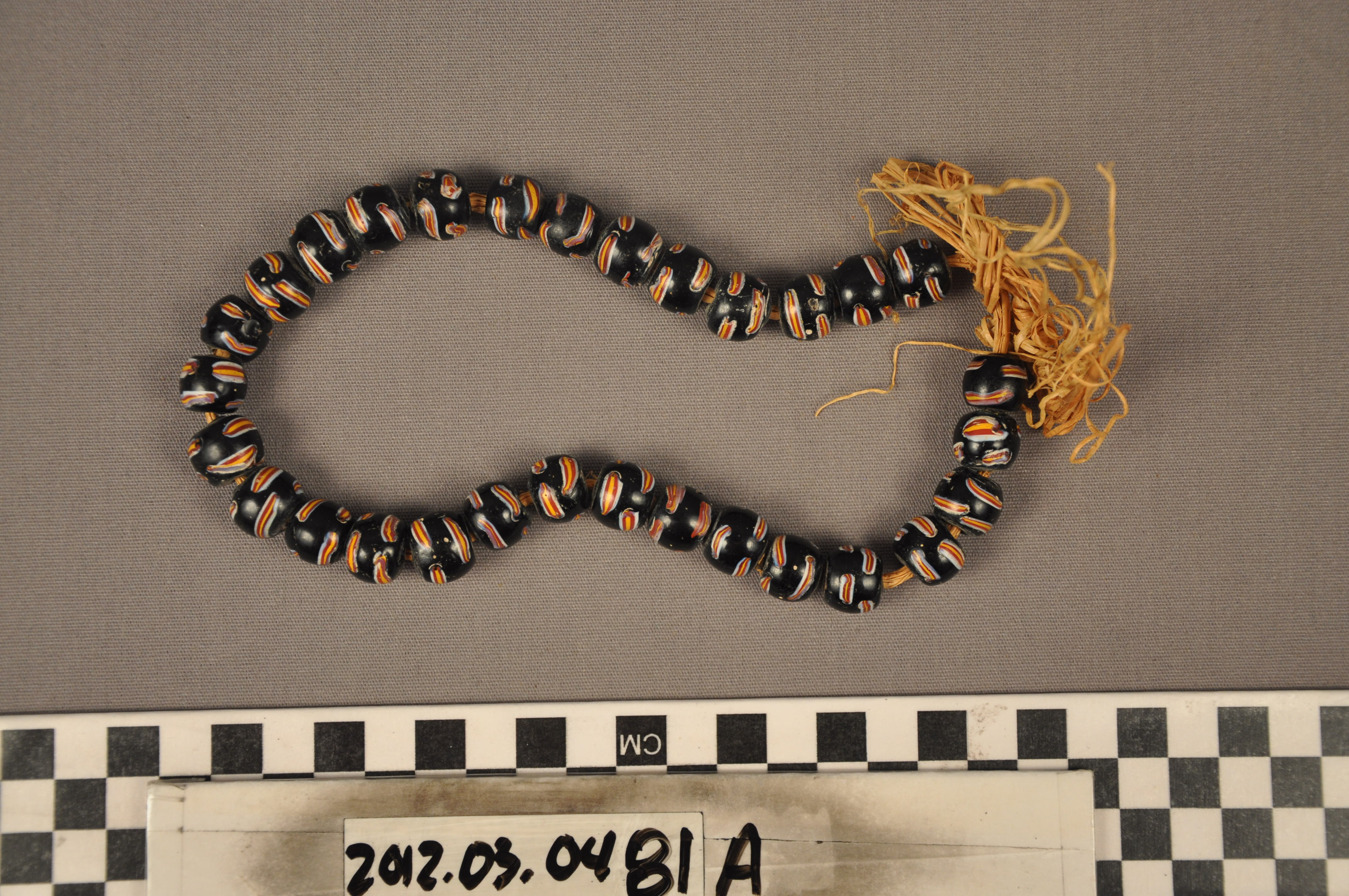 String of Trade Beads, Search the Collection, Spurlock Museum, U of I