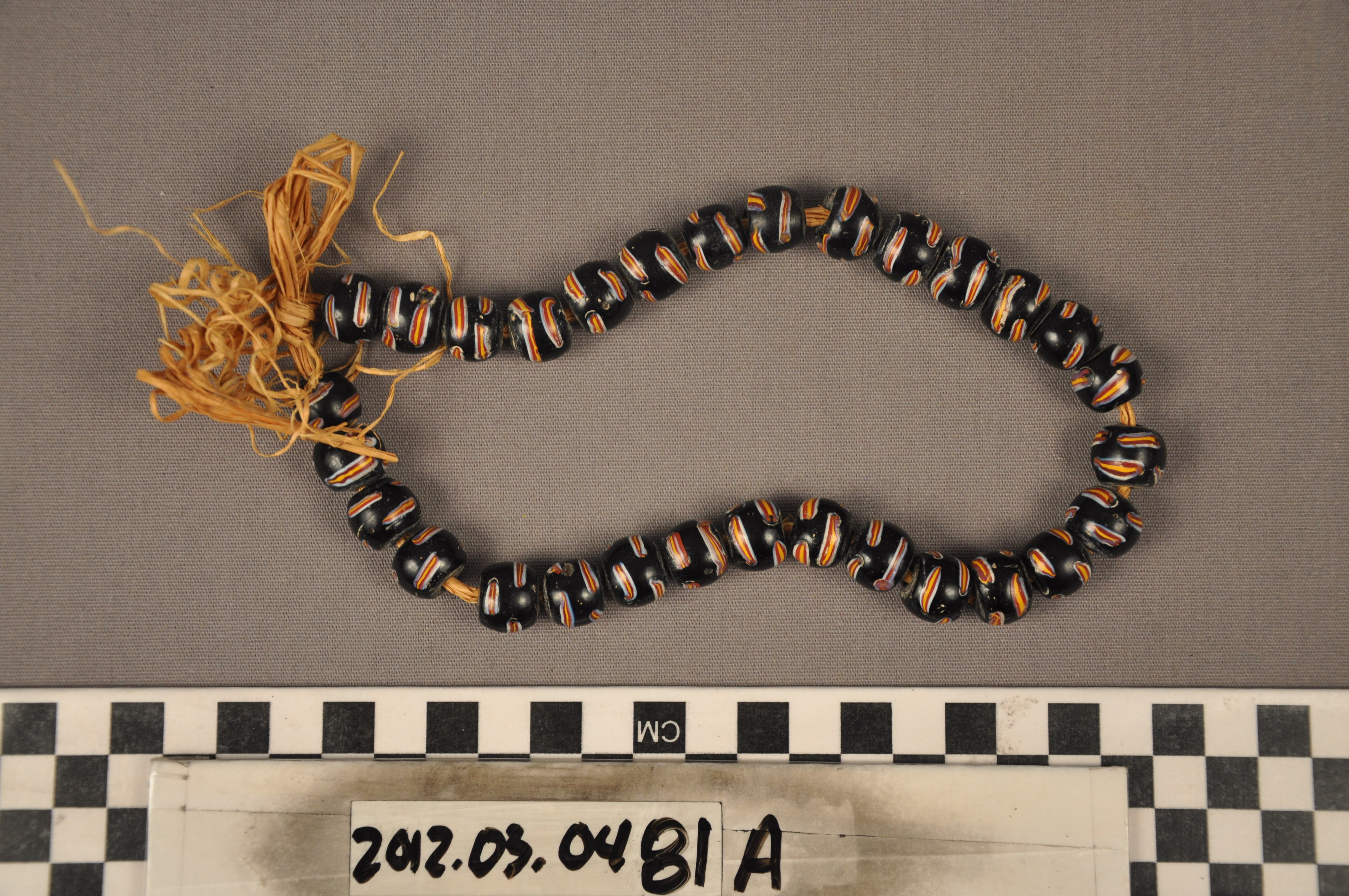 String of Trade Beads, Search the Collection, Spurlock Museum, U of I