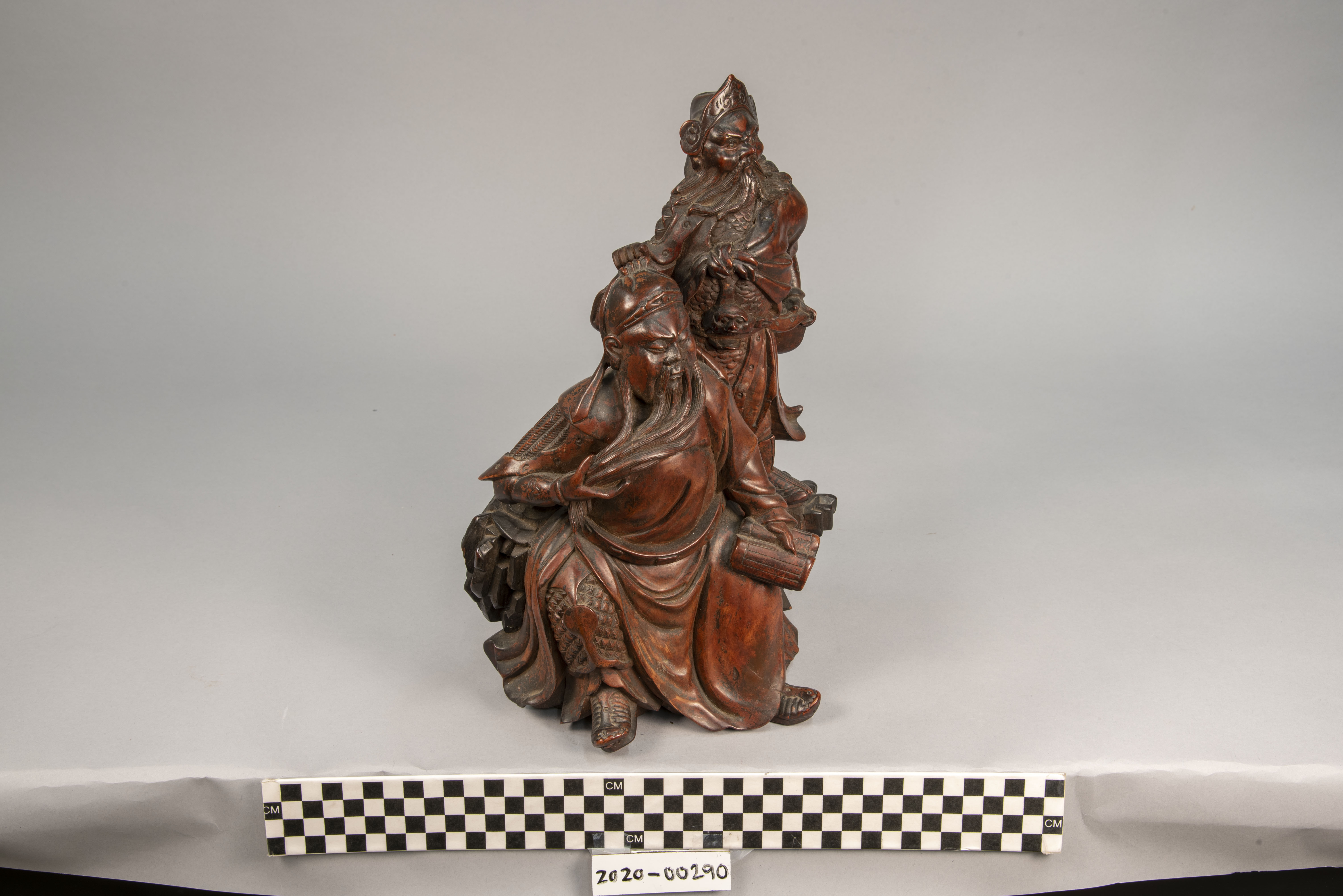 Carving: Yue Fei, Search the Collection, Spurlock Museum, U of I