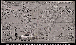 Reproduction Print of European World Map, Search the Collection ...