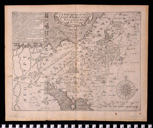 Map: A description of the land of goshen, and moses passage through the ...