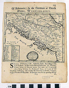 Map: Sclavonia, Croatia, Dalmatia, Search the Collection, Spurlock ...