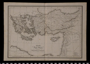 Map: Asia Minor, Including Palestine and Greece, Search the Collection ...