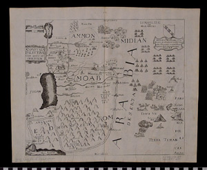 Map: Confinia Palestinae (Ammon, Midian, and Moab ), Search the ...