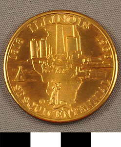 Commemorative Coin: Illinois Sesquicentennial 1818 – 1968, Search the ...