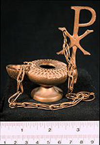 Reproduction: Early Christian Lamp, Search the Collection, Spurlock ...