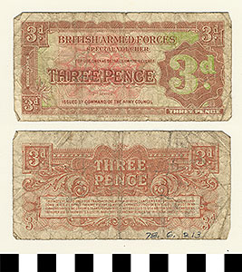 British Armed Forces Special Voucher: three pence, Search the ...