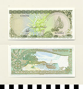 Bank Note: Republic of Maldives, 2 Rufiyaa, Search the Collection ...