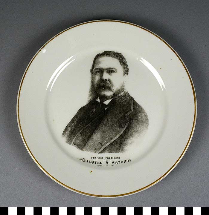Commemorative Plate: Chester A. Arthur for Vice President, Search the ...