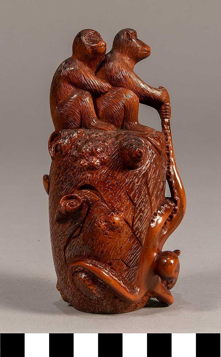 Two Monkeys Play with Octopus, Search the Collection, Spurlock Museum ...