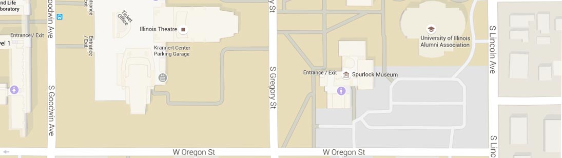 Location & Parking, Visit, Spurlock Museum, U of I